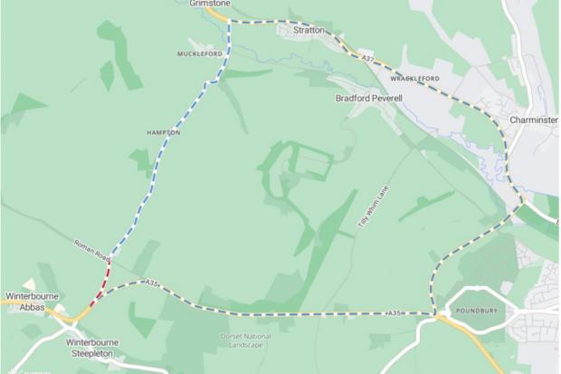 Road off of A35 to close for nearly two weeks