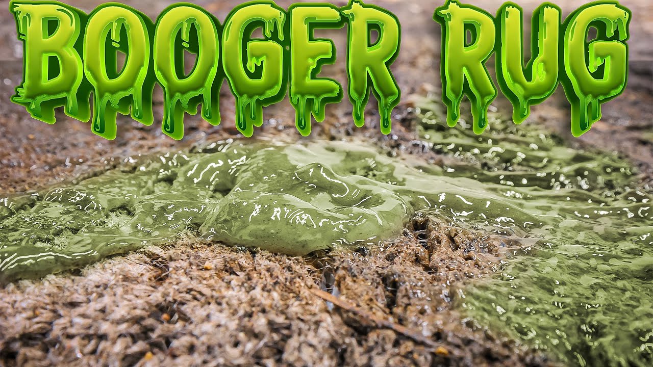 INCREDIBLE Restoration of a CUTE Rug, Covered In BOOGER Like Substance ...