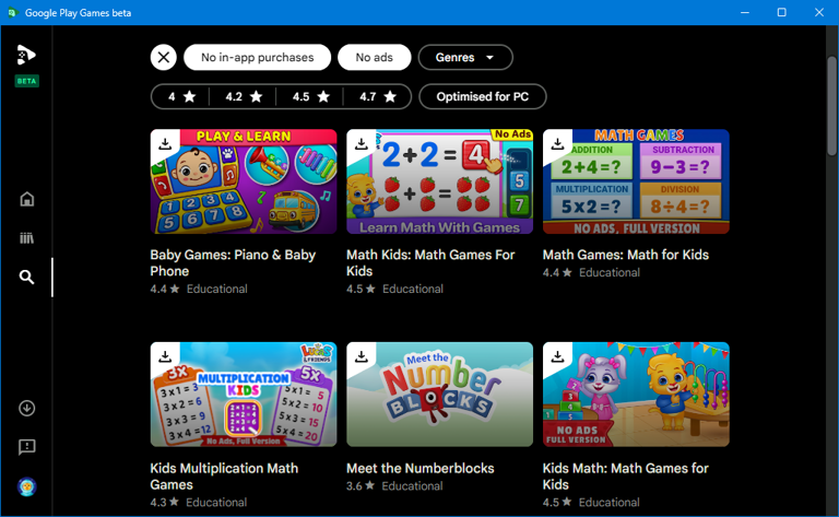 I'm rather impressed with Google's Play Games for Windows beta, but it still needs work