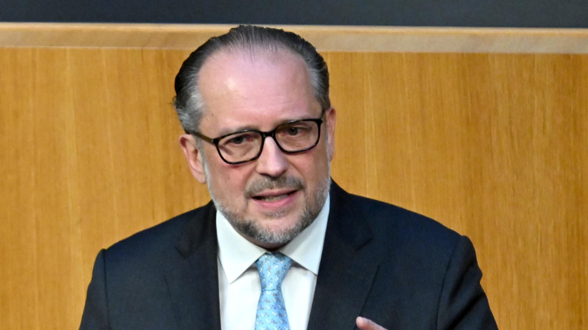 Schallenberg appelliert: "Gegen Antisemitismus aufstehen"