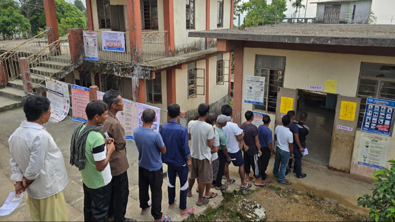 Delhi's polling booths get a colour-coded makeover ahead of Assembly ...