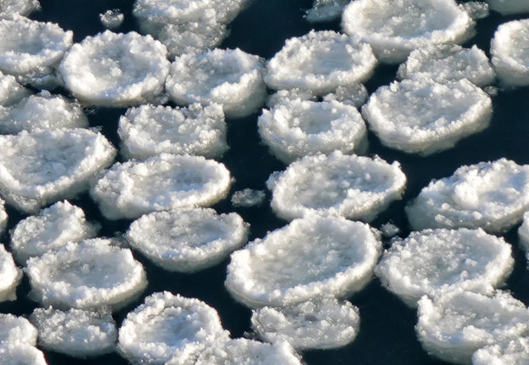 How pancake ice formed on the Potomac River near Great Falls, Virginia