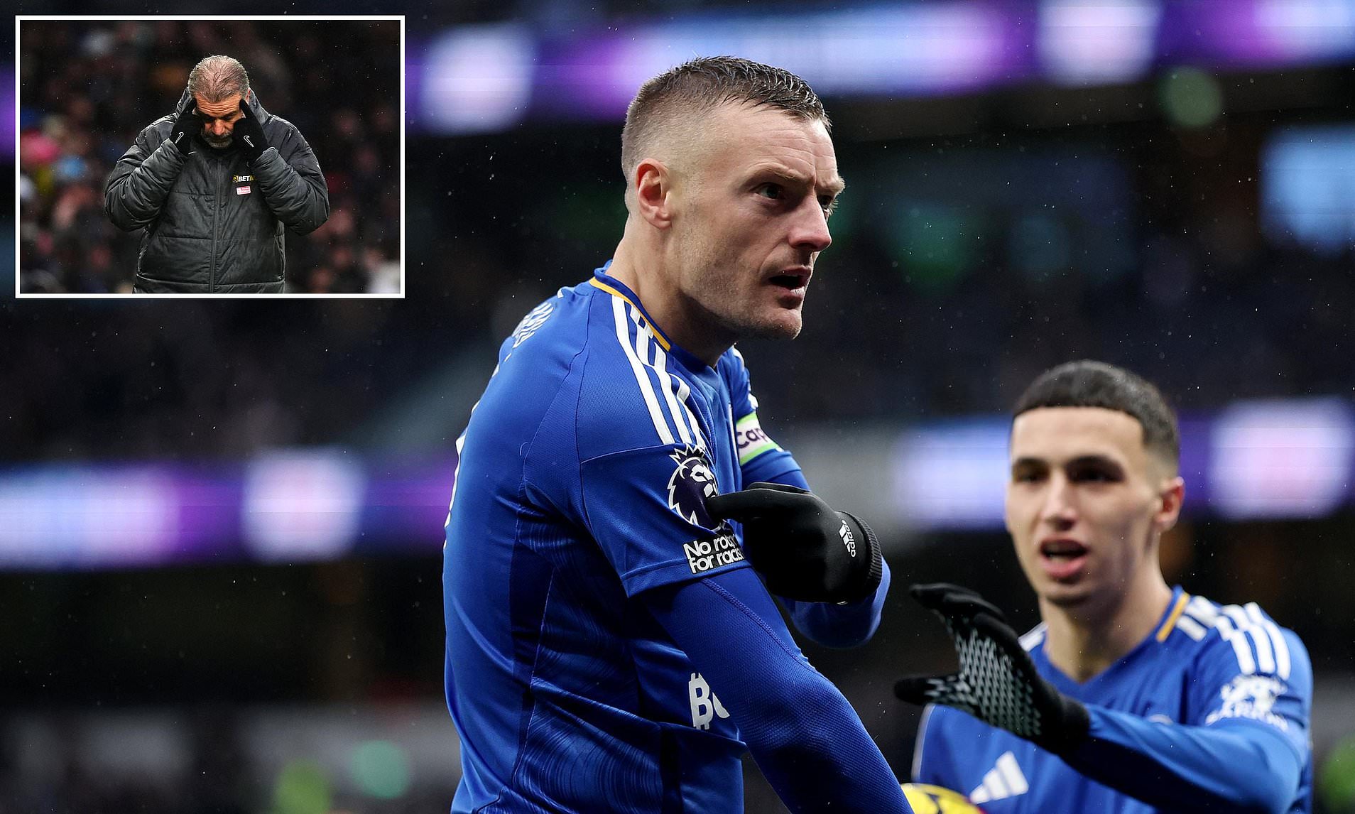 Jamie Vardy gives BOLD relegation prediction after Leicester STUN ...