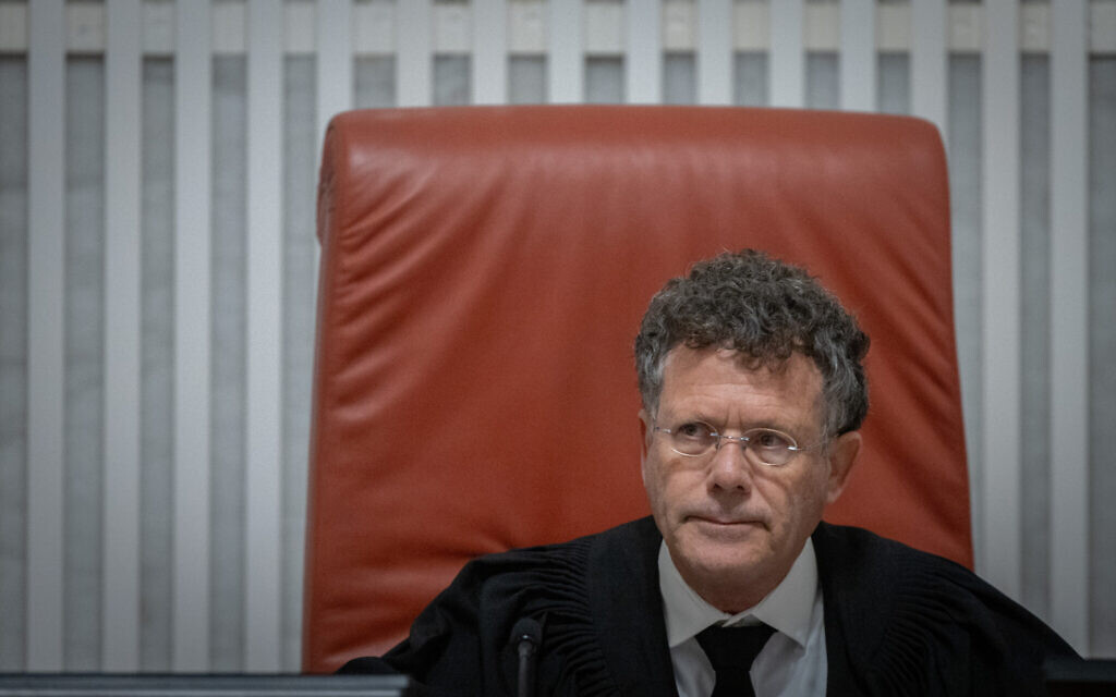 Justice Isaac Amit elected as Supreme Court President after months of ...