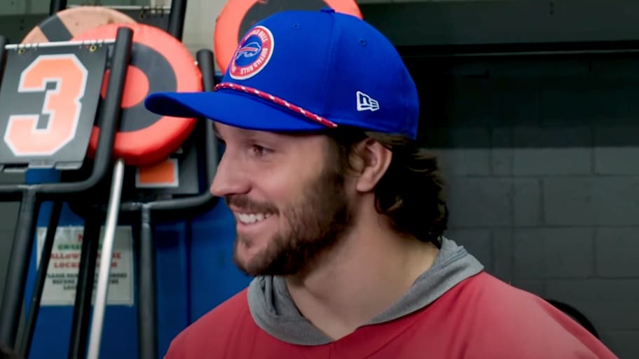 Josh Allen Had Reporters Laughing With Dad Joke Before Bills-Chiefs ...