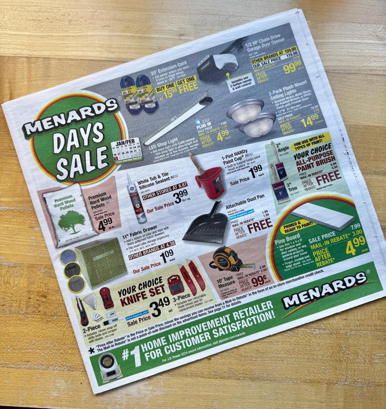 Menards Free After Rebate Items