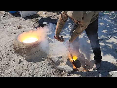 Using Thermite to Cast an Iron Pan