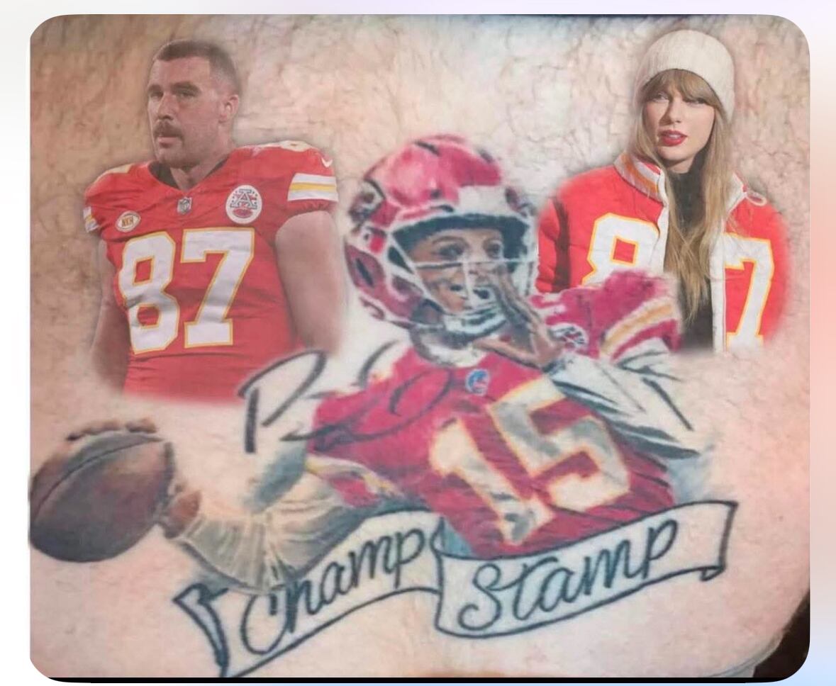 Chiefs fan hopes to add luck to ‘champ stamp’ with Taylor Swift’s signature