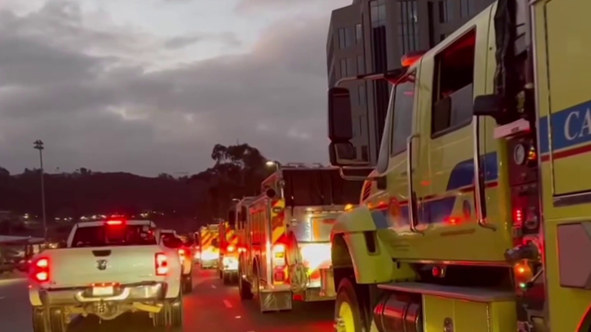 Rain aiding efforts battling Border 2 Fire near Otay Mountain