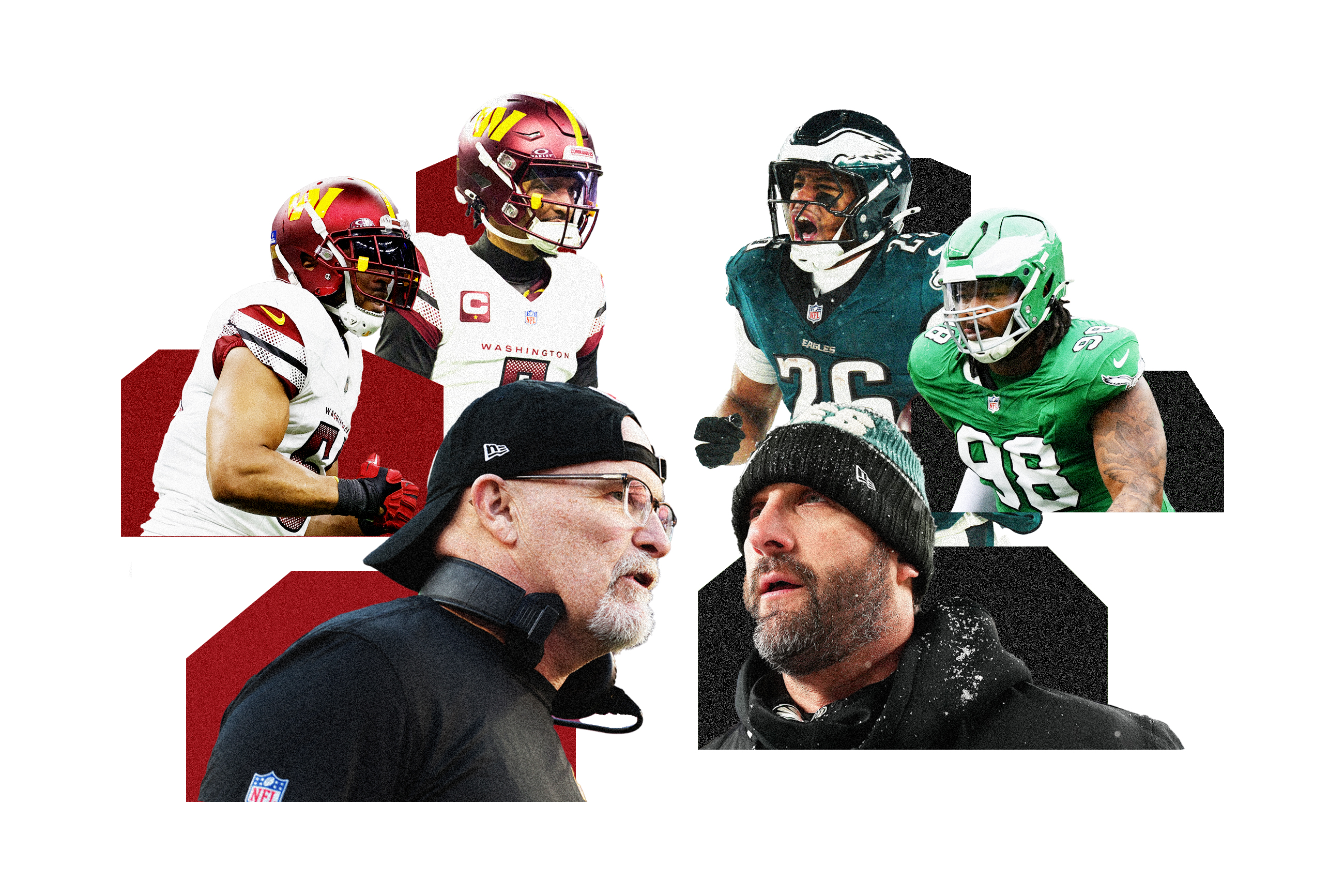 Commanders vs. Eagles highlights: Philadelphia wins 55-23, heads to ...