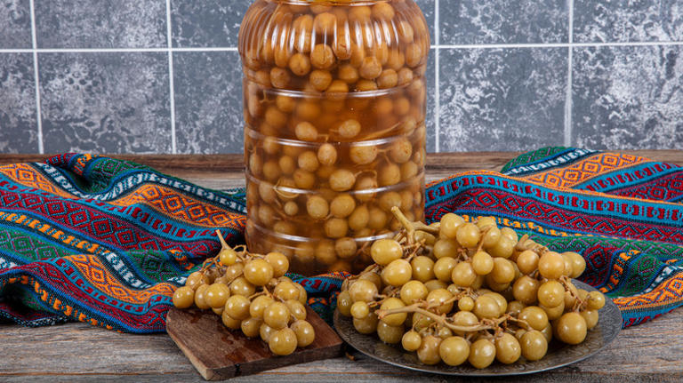 The Fruit You Should Pickle For A Sweet And Tangy Bite-Sized Snack