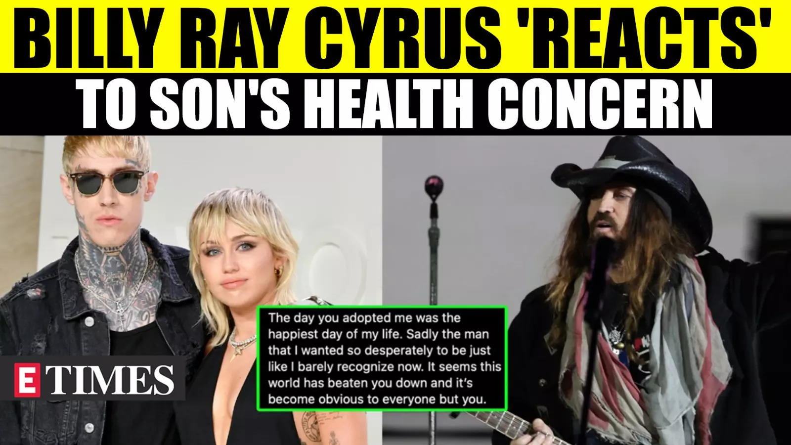 Billy Ray Cyrus' Shocking 'Reply' To Son Trace Cyrus After Trump ...