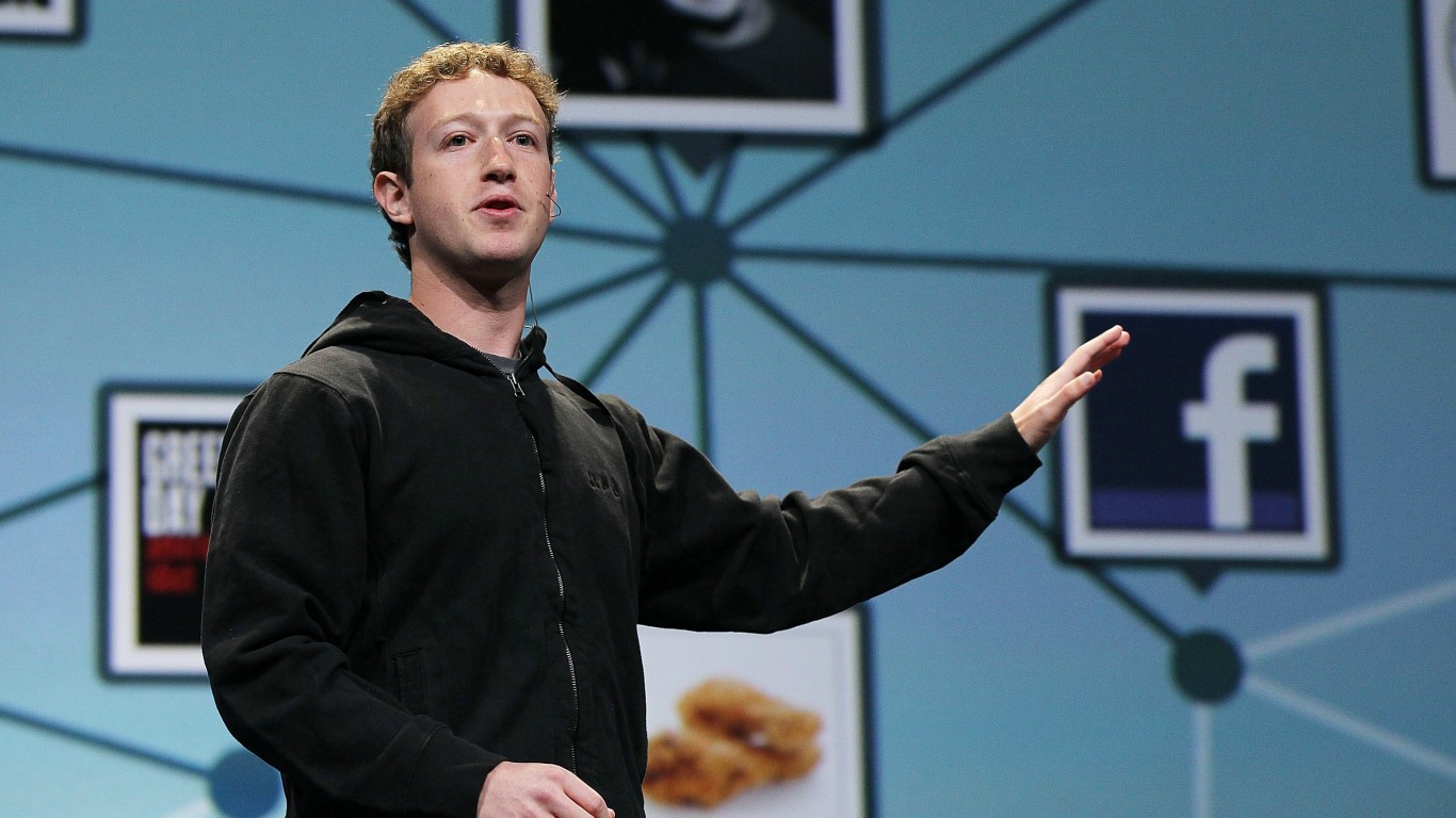 Mark Zuckerberg’s Net Worth Rises $21 Billion