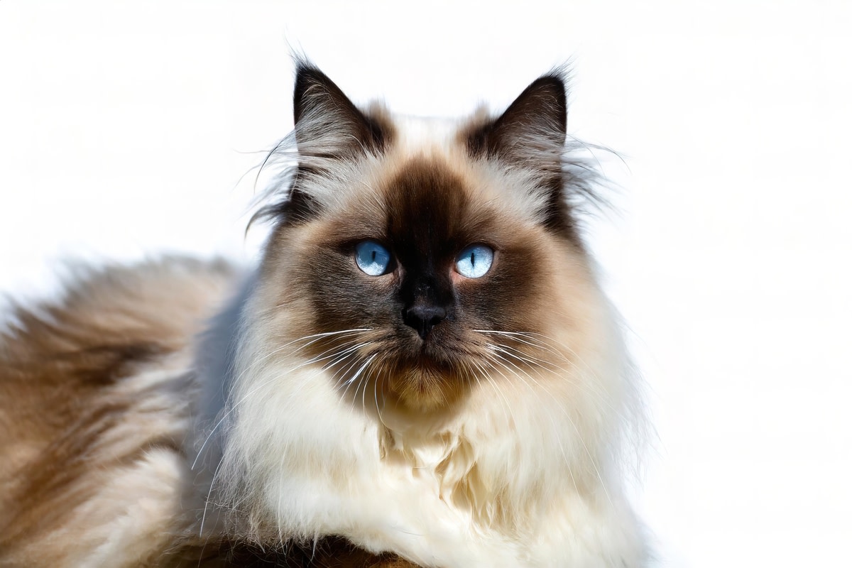 Senior Himalayan Cat Struts Proudly with Her First ‘Bird’ Catch Like a ...
