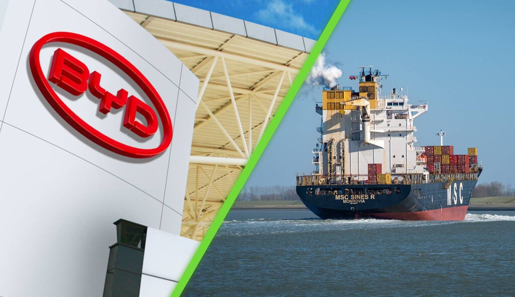 BYD ha construido el barco de transporte más grande del mundo y está ...