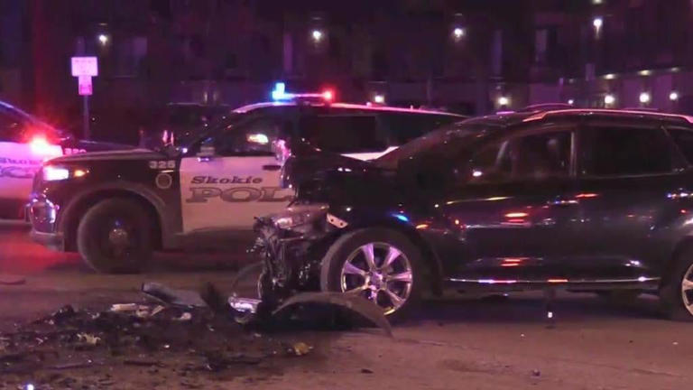 2 critical after crash in Skokie, Illinois, fire officials say 2 critical after crash in Skokie, Illinois, fire officials say