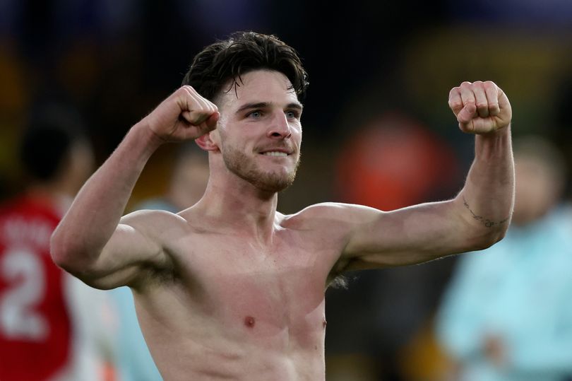 What Declan Rice did at full-time to show true Arsenal feelings on red ...