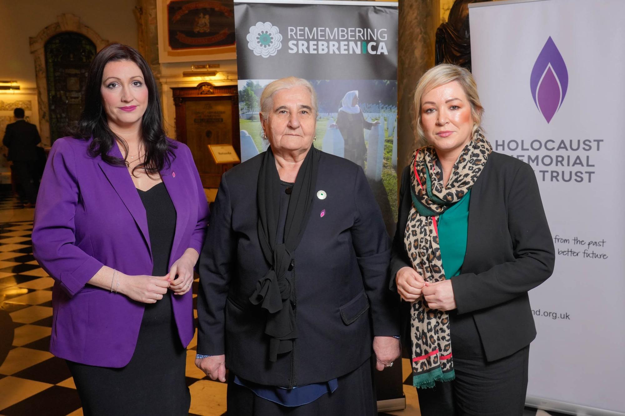 First Minister Michelle O'Neill and deputy First Minister Emma Little ...