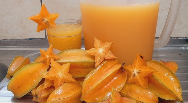 La manera correcta de preparar jugo de carambola