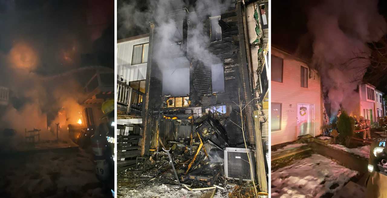 Floor Collapses During Fast-Moving Fire At Maryland Townhouse