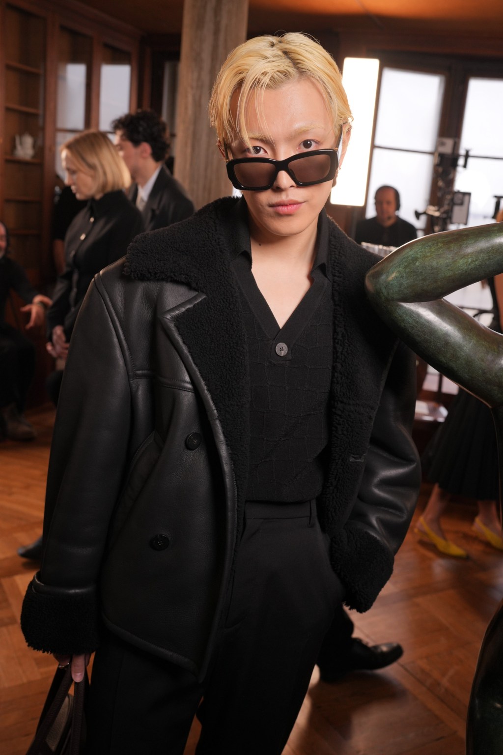 Hongjoong Embraces the Monochromatic Trend at Jacquemus' Fall 2025 Show