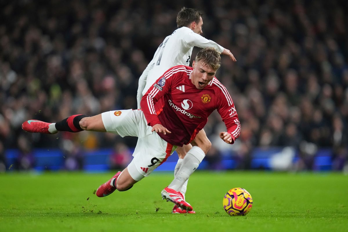 Manchester United ratings vs Fulham: Rasmus Hojlund totally anonymous ...