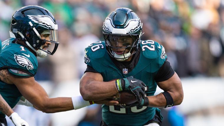 Saquon Barkley touchdown: Eagles RB adds to NFL record with seventh 60 ...
