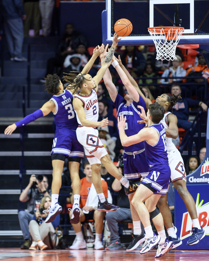 Kylan Boswell scores 17 points as No. 17 Illinois defeats Northwestern ...