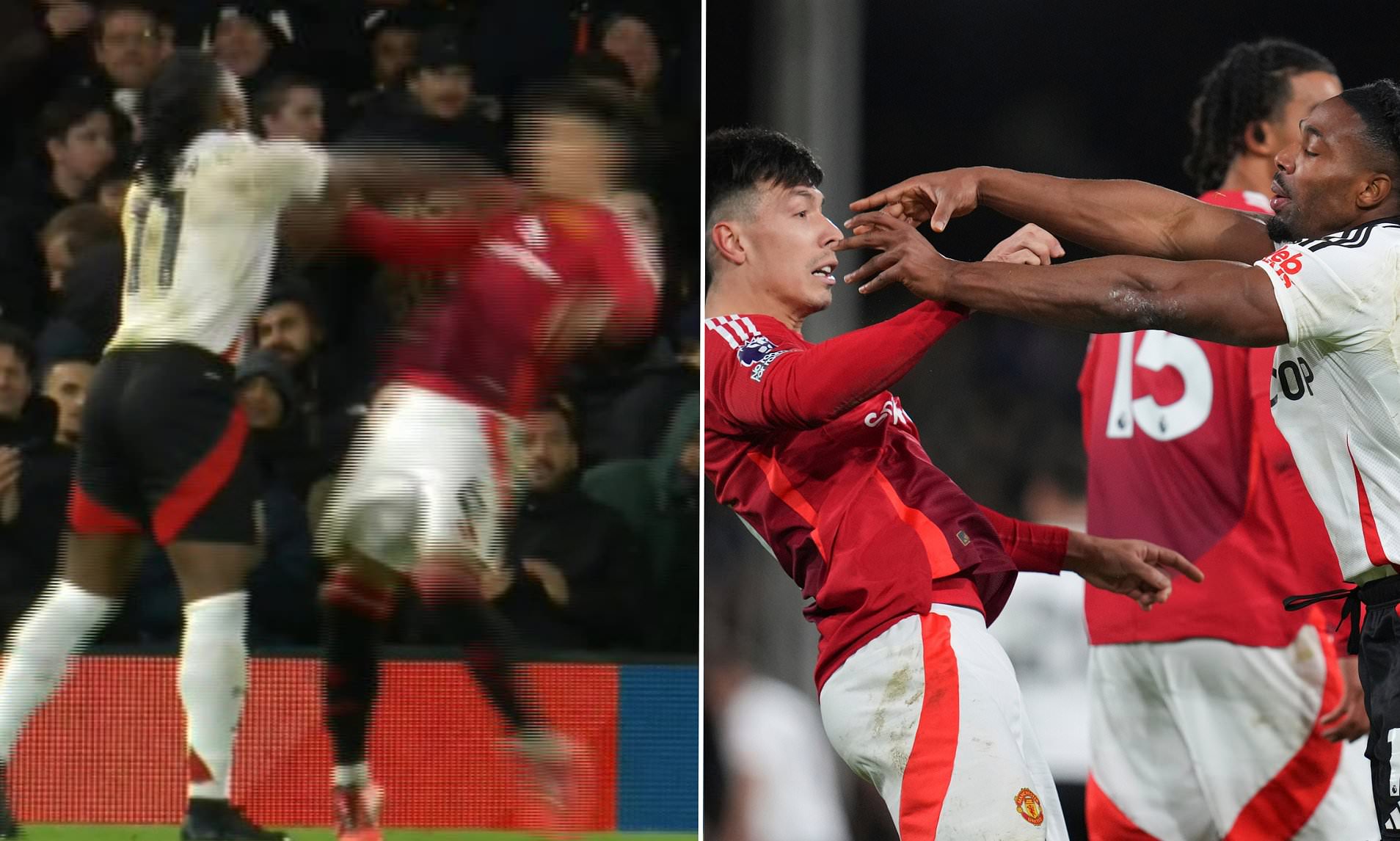 Lisandro Martinez and Adama Traore beef ignites again as pair clash in ...