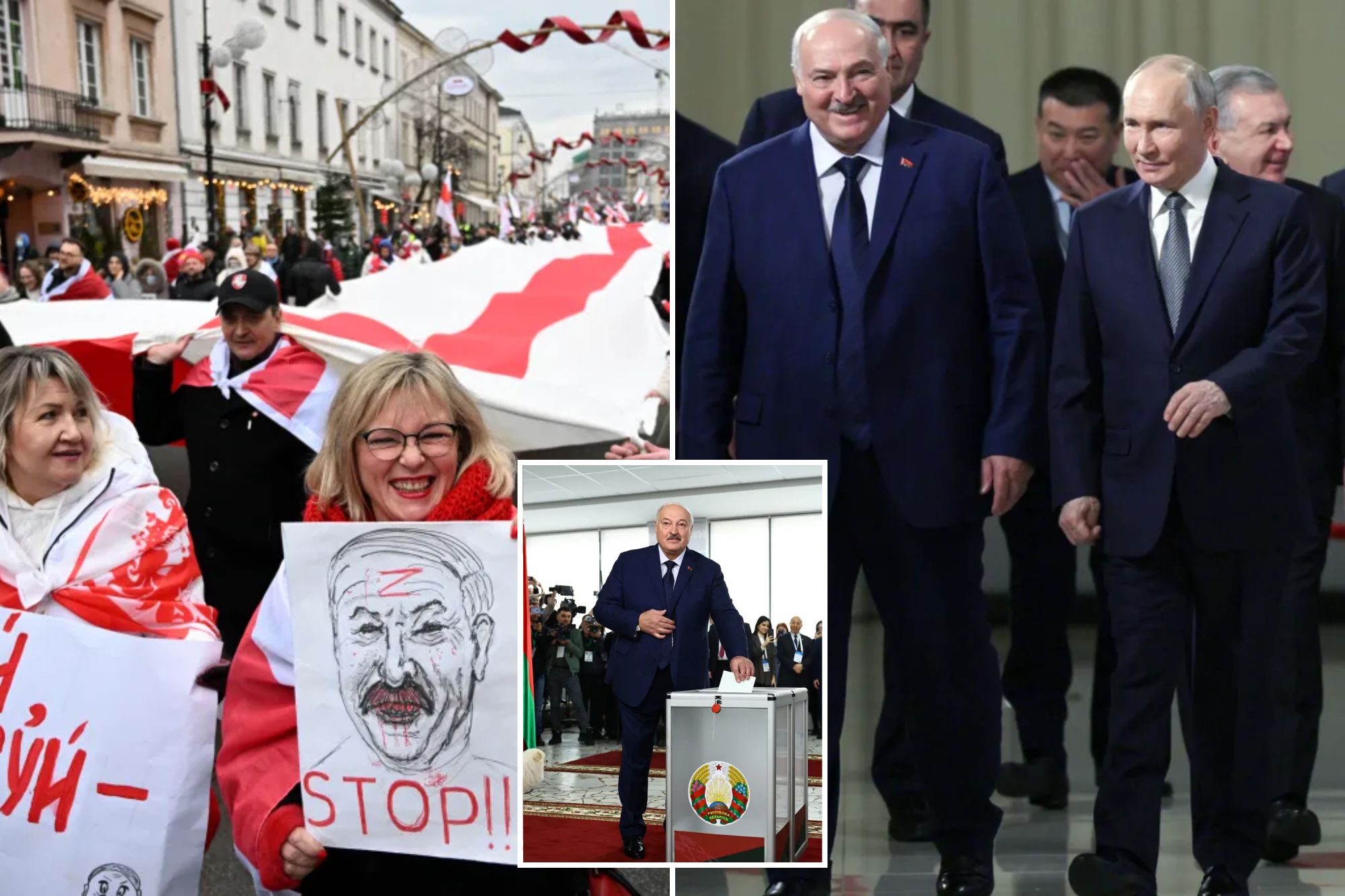 Belarus strongman and Putin’s closest ally set to win a 7th term in an ...