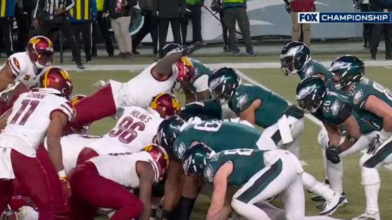 Refs Nearly Awarded Eagles a TD After Commanders' Disastrous Attempts ...