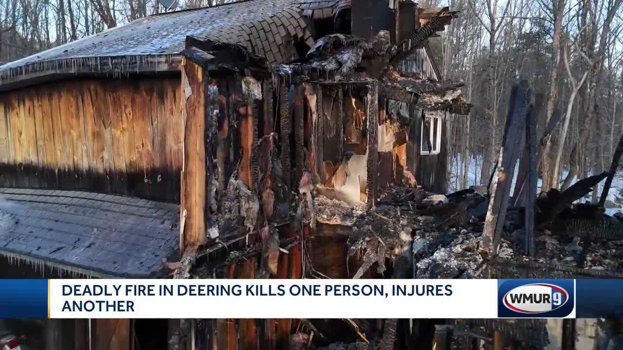 1 person dead, another sent to the hospital following house fire in Deering