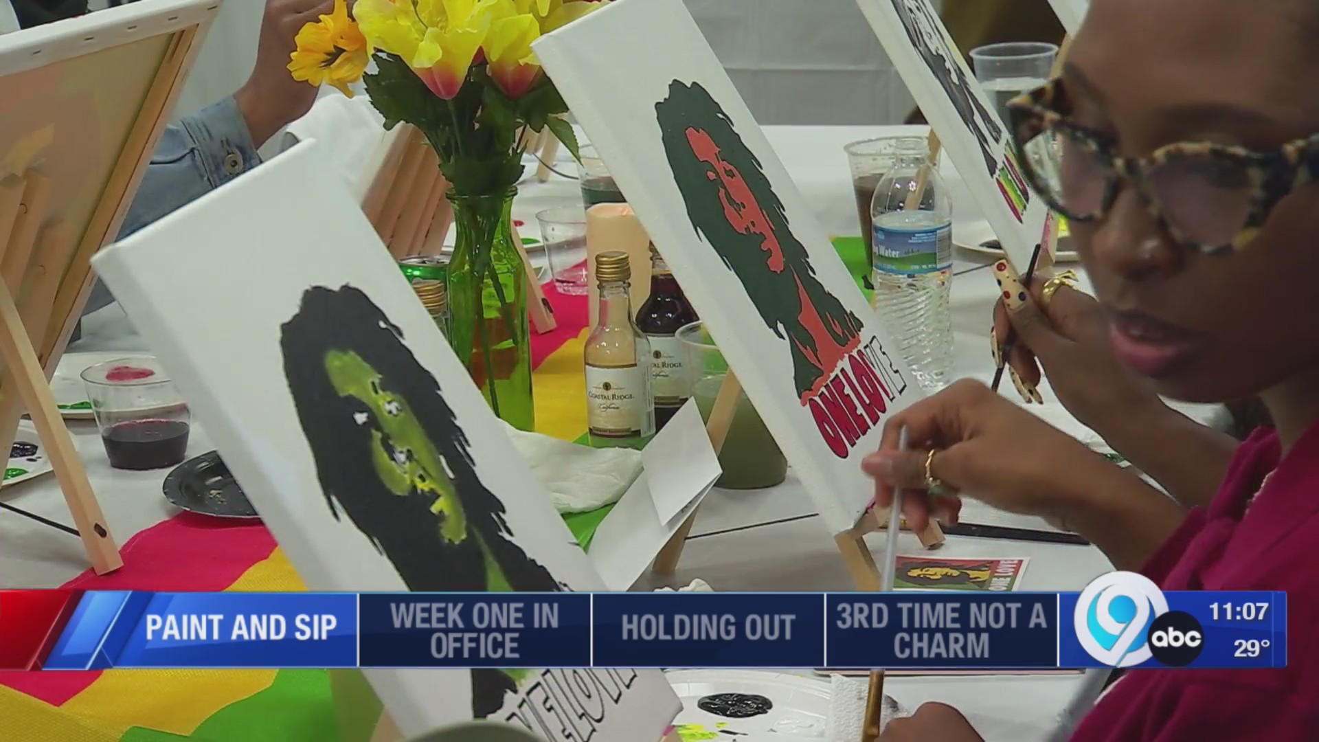 Reggae paint & sip in downtown Syracuse