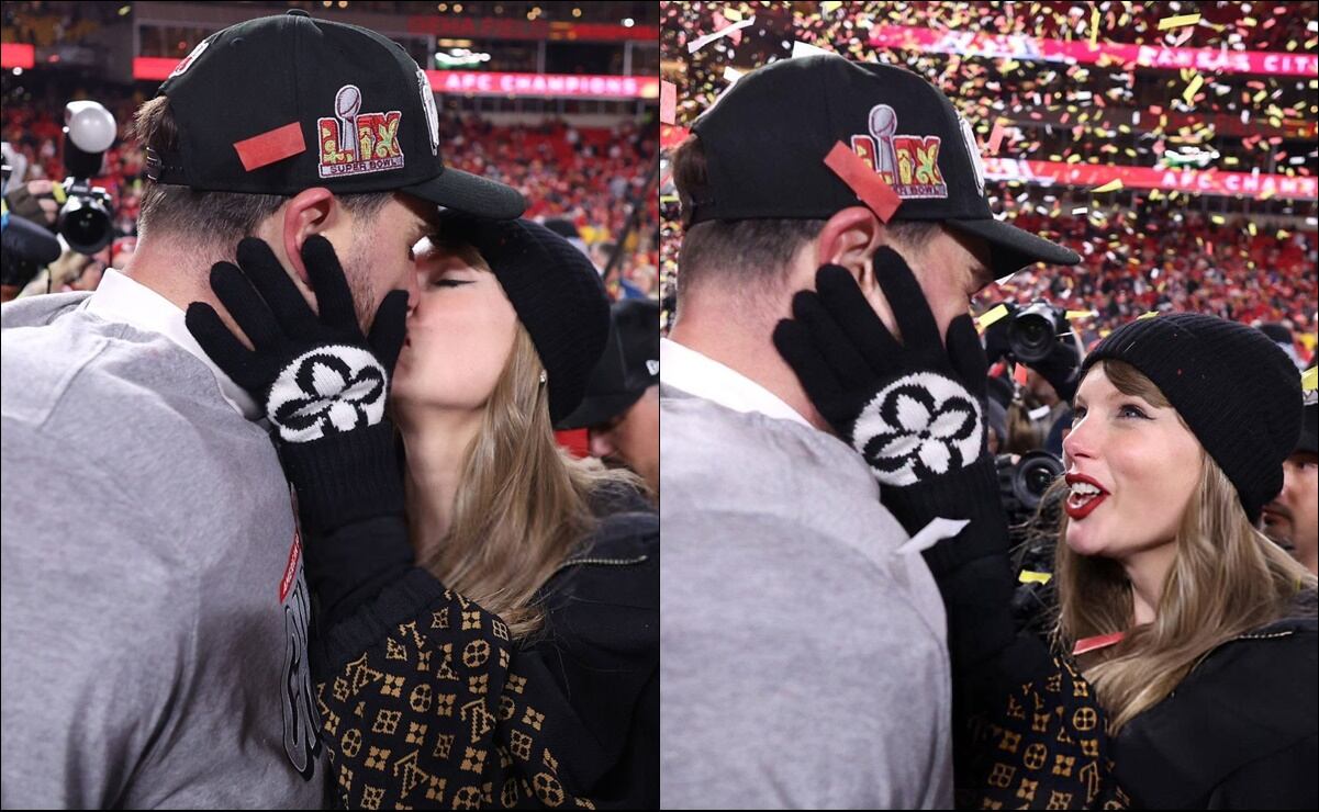 Taylor Swift y Travis Kelce festejaron el pase de Chiefs al Super Bowl ...