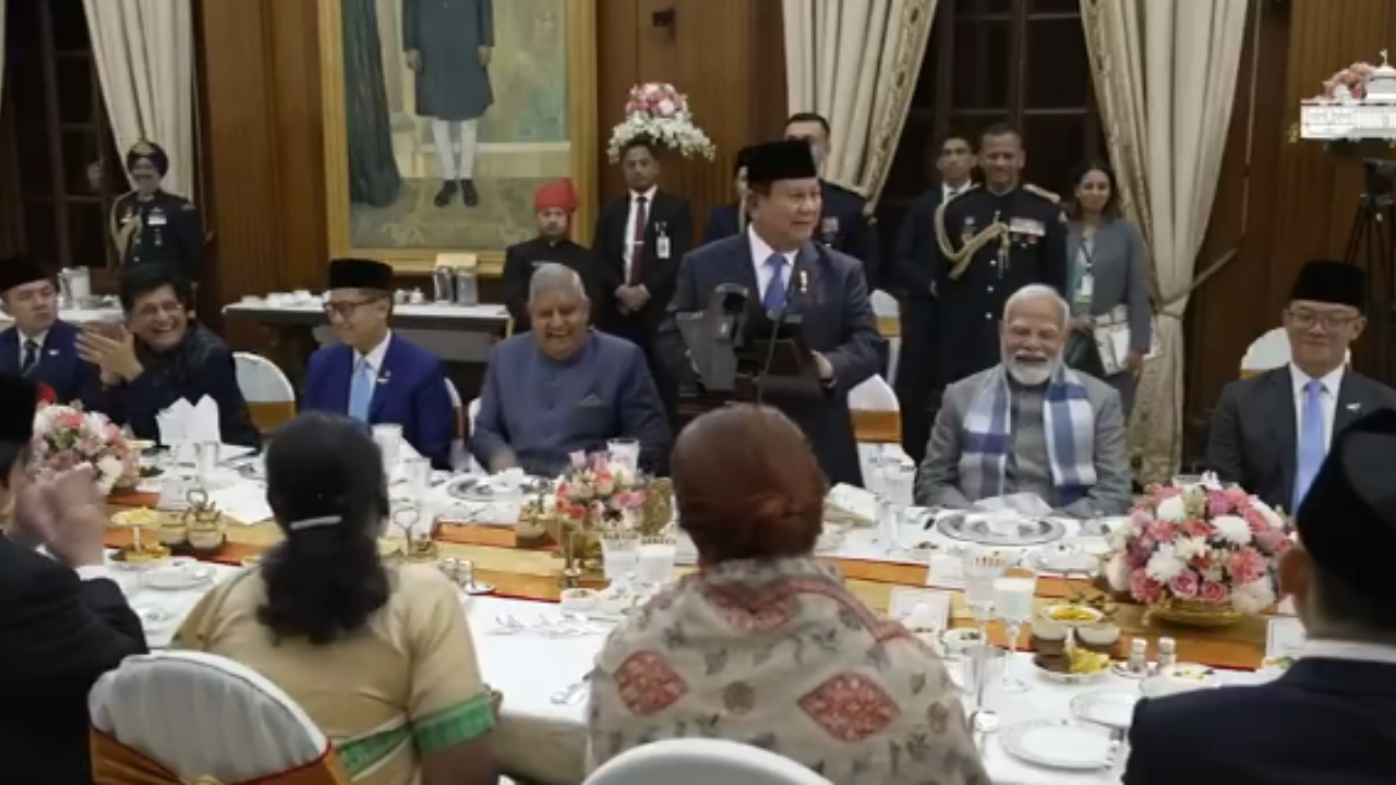 Watch | Modi, Dhankhar laugh after Indonesia's Subianto says he has ...