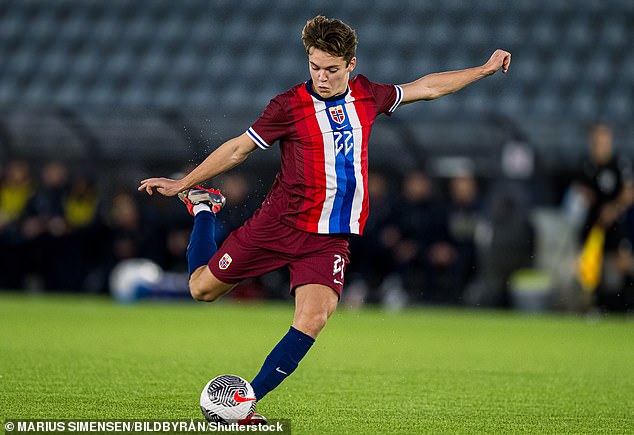 Arsenal target Sverre Nypan arrives in London ahead of talks with the ...