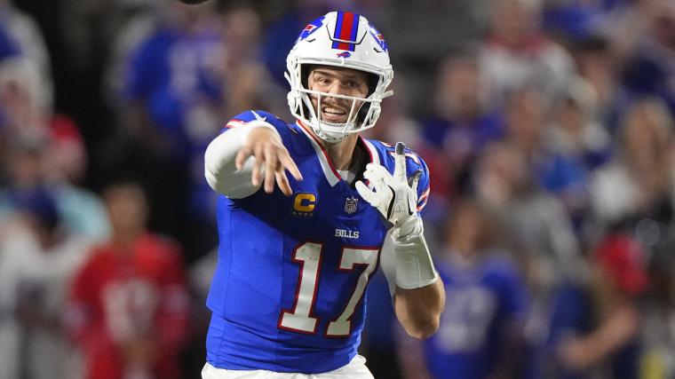 Chiefs-Bills 4th down stop, explained: Why refs marked Josh Allen's QB ...