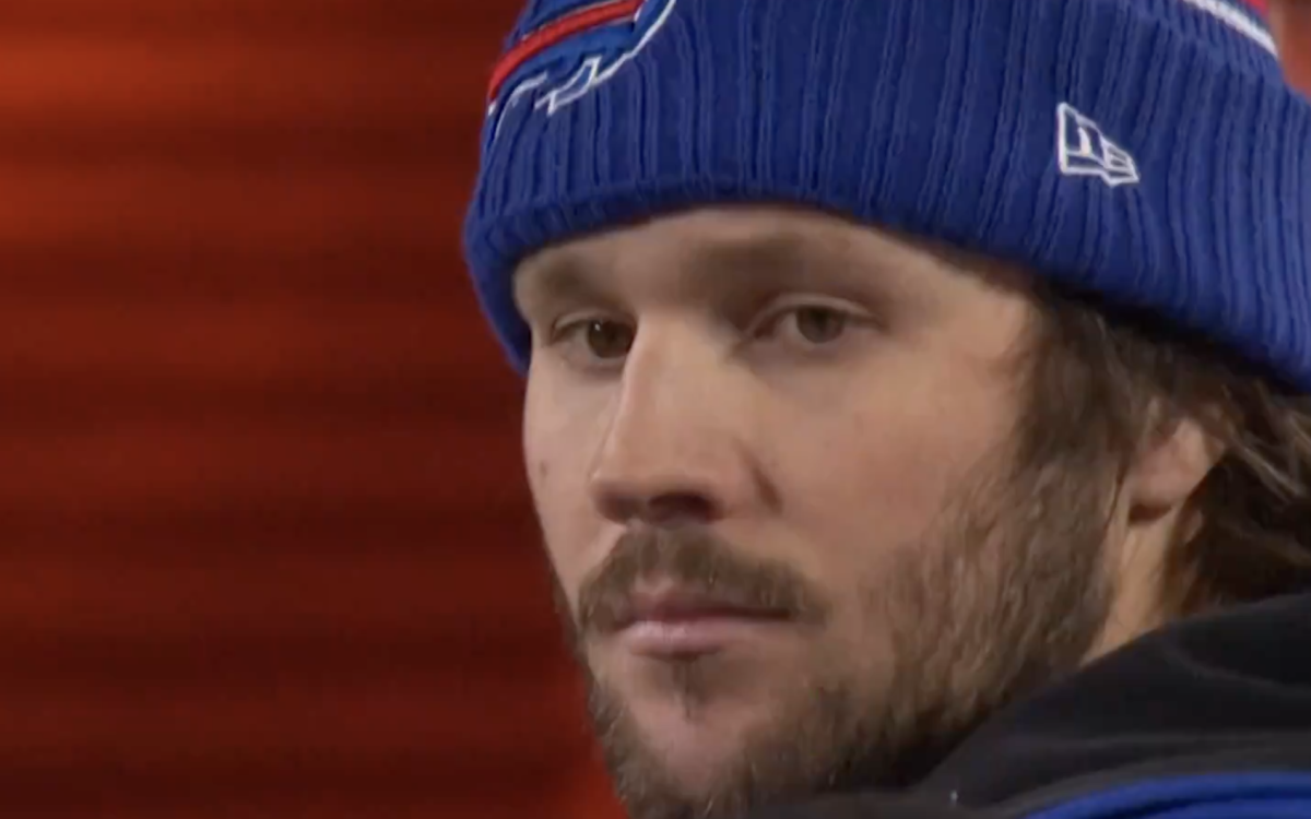 Josh Allen's Reaction To AFC Championship Game Loss Goes Viral