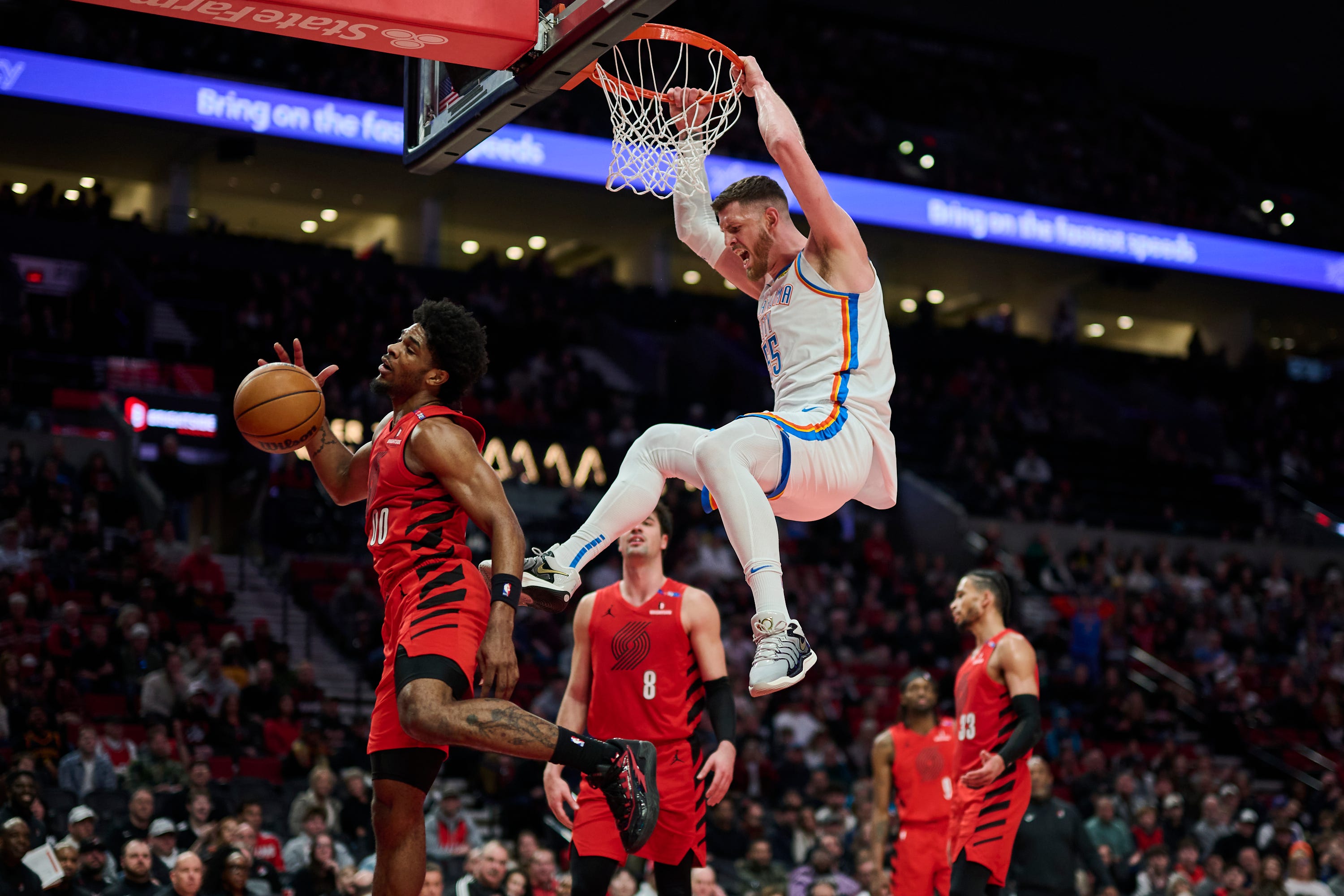 Player grades: Hartenstein returns as Thunder beat Trail Blazers again ...