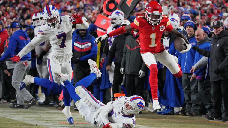 Xavier Worthy catch vs. Bills: Chiefs WR comes down with controversial ...