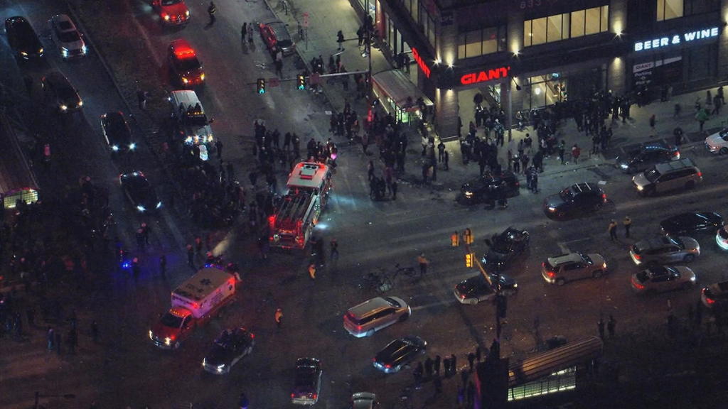 Multiple people hurt after car strikes crowd following Philadelphia ...