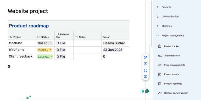 I started using Google Docs to manage my projects, and I'm surprised at ...