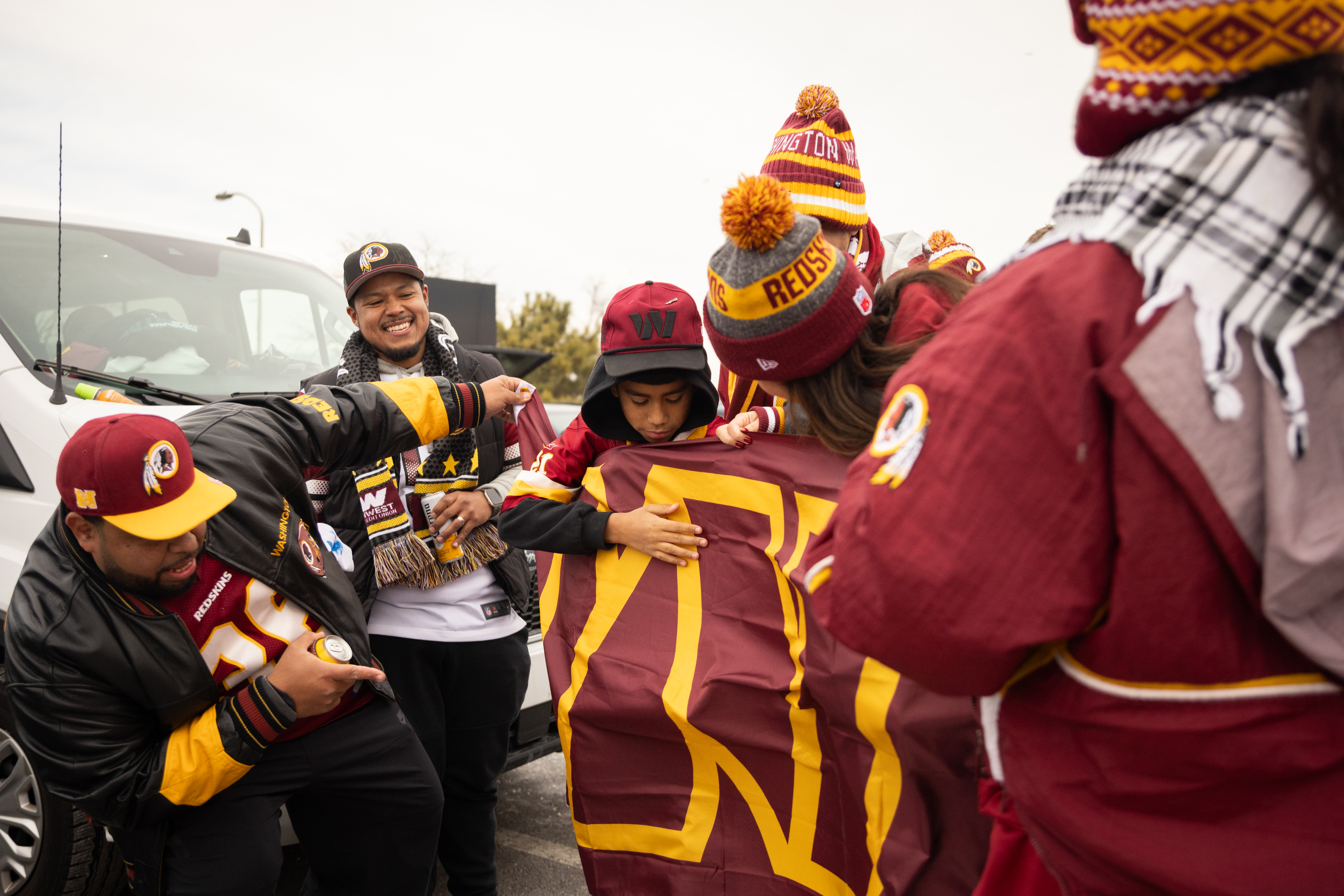 Commanders fans bond in optimism, dejection and drinks on train