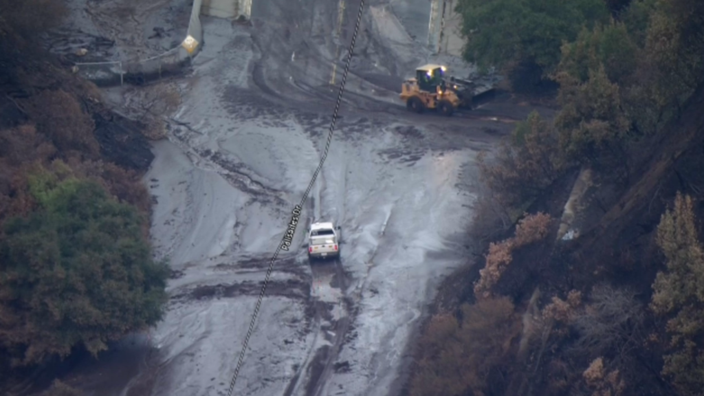 Mudslide concerns remain near California's burn scar areas as heavy ...