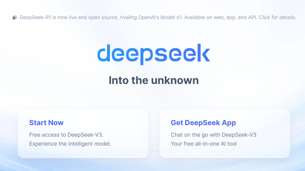 China's AI Lab DeepSeek Takes On OpenAI, Other Leaders With R1 Open ...