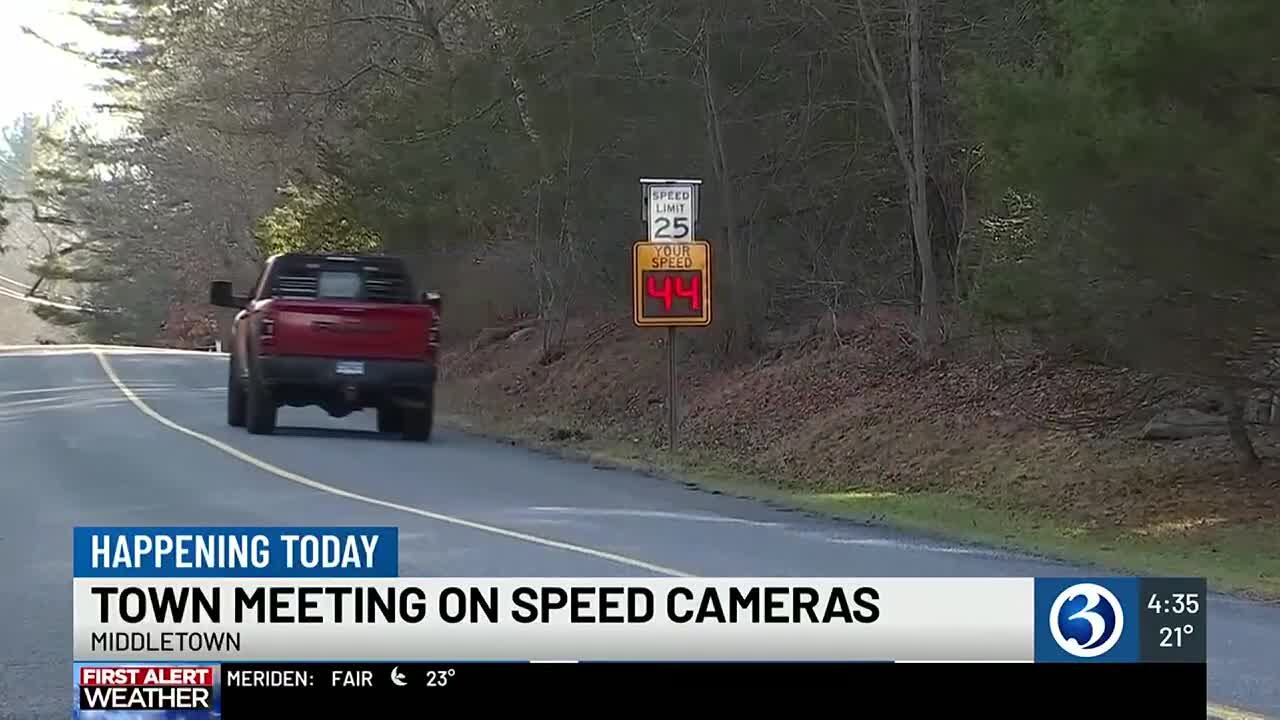 Middletown residents discuss speeding camera proposal
