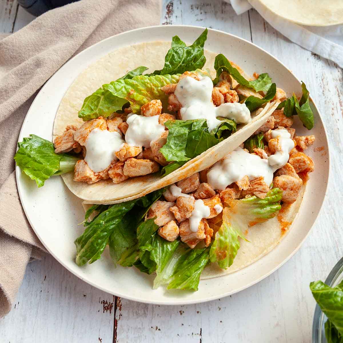 Blackstone Buffalo Chicken Tacos