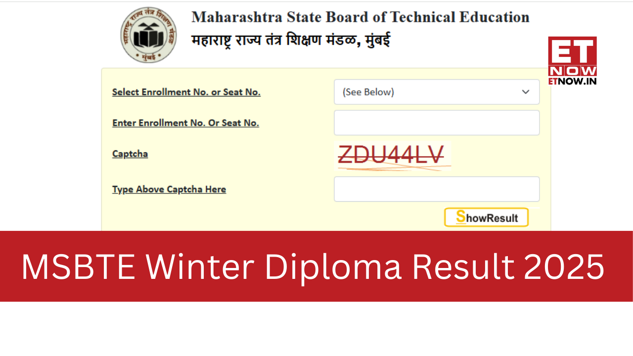 MSBTE Result Link: MSBTE Winter Diploma result 2025 OUT at msbte.ac.in ...