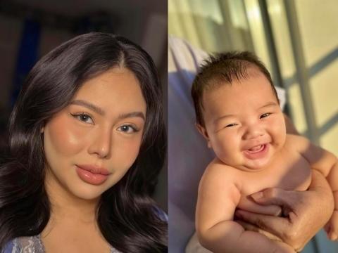 Toni Fowler's son Tyrone is now three months old