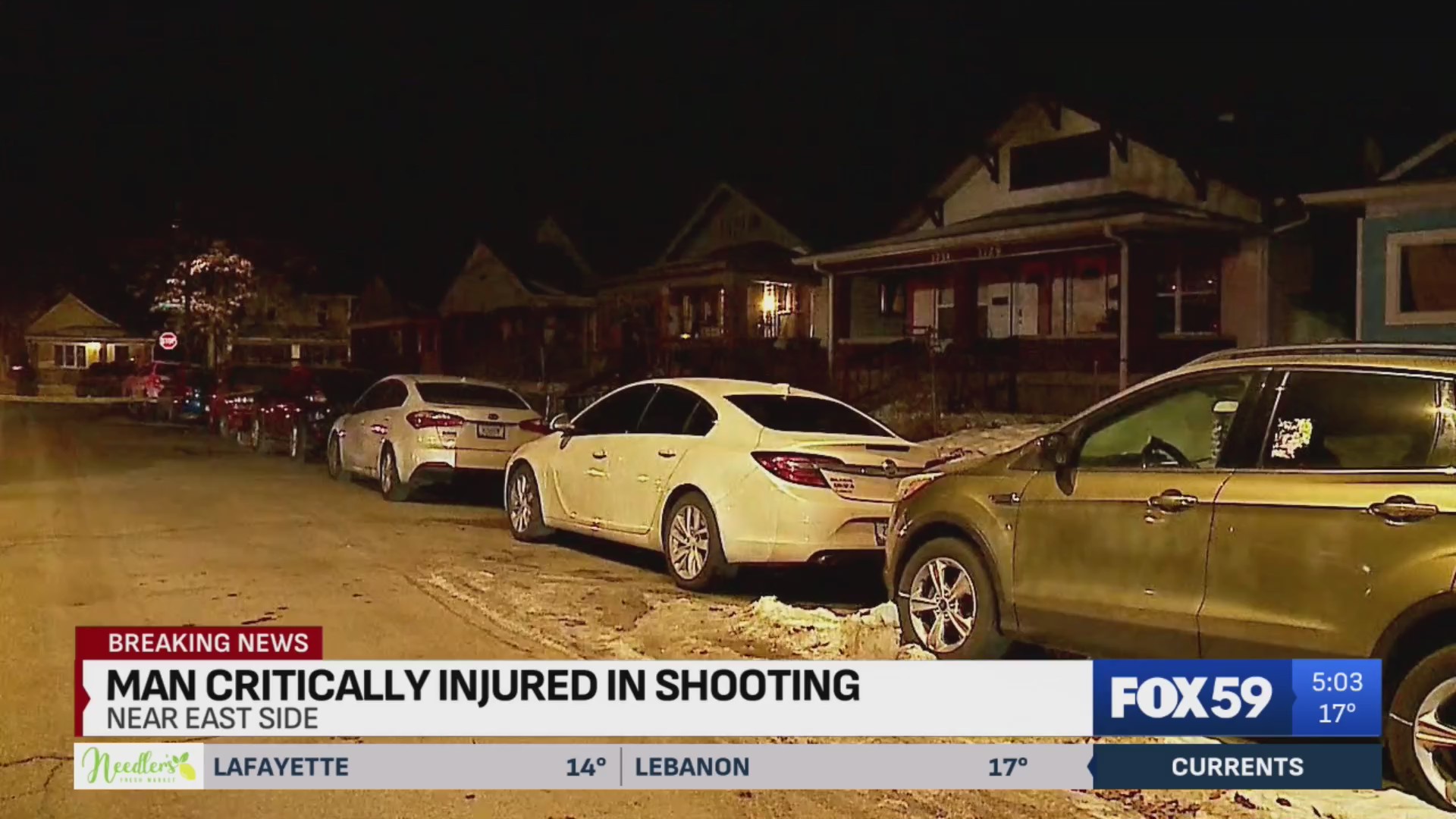 Man critically hurt in near east side shooting